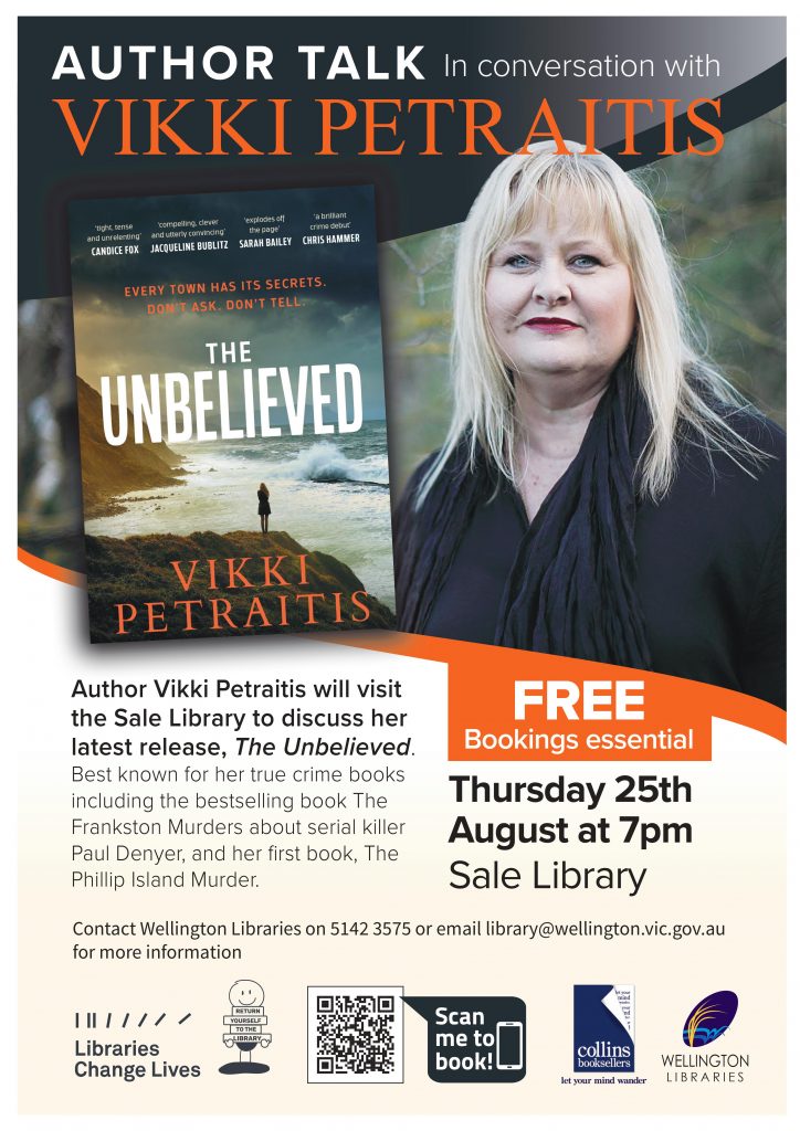 Crime author Vikki Petraitis is Sale bound | Gippsland Times