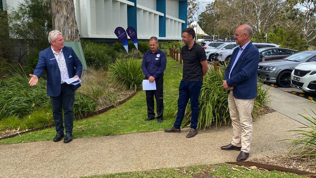 Turning of the first sod for Aqua Energy redevelopment | Gippsland Times